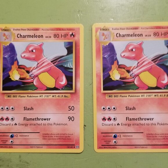 Pokemon | Toys | Pokemon Card Lot 02 Cards Charmeleon Pokemon X Y ...
